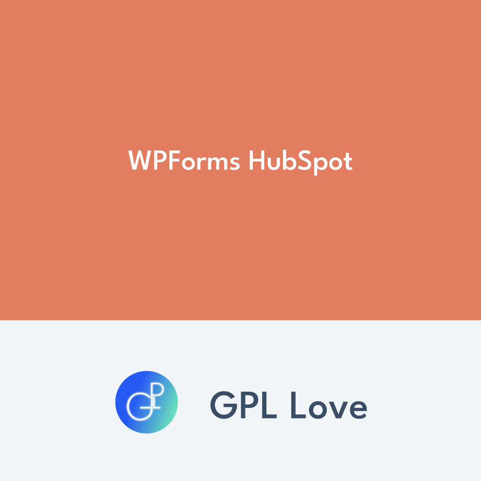 WPForms HubSpot • GPL Love