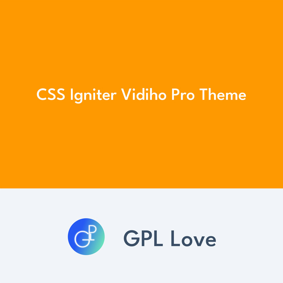 CSS Igniter Vidiho Pro Theme • GPL Love