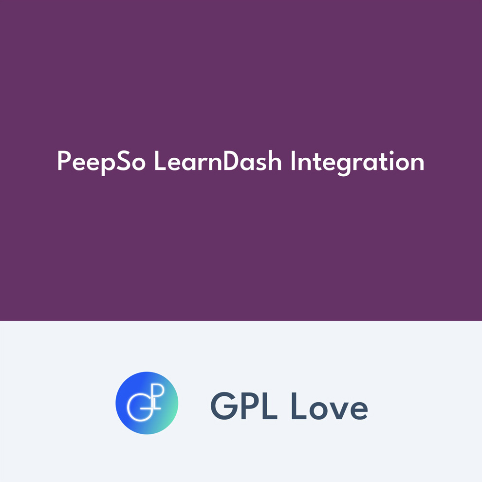 PeepSo LearnDash Integration • GPL Love