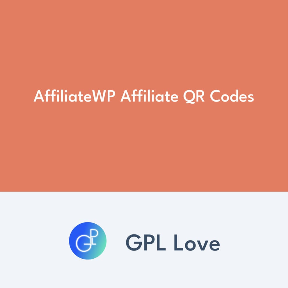 AffiliateWP Affiliate QR Codes • GPL Love