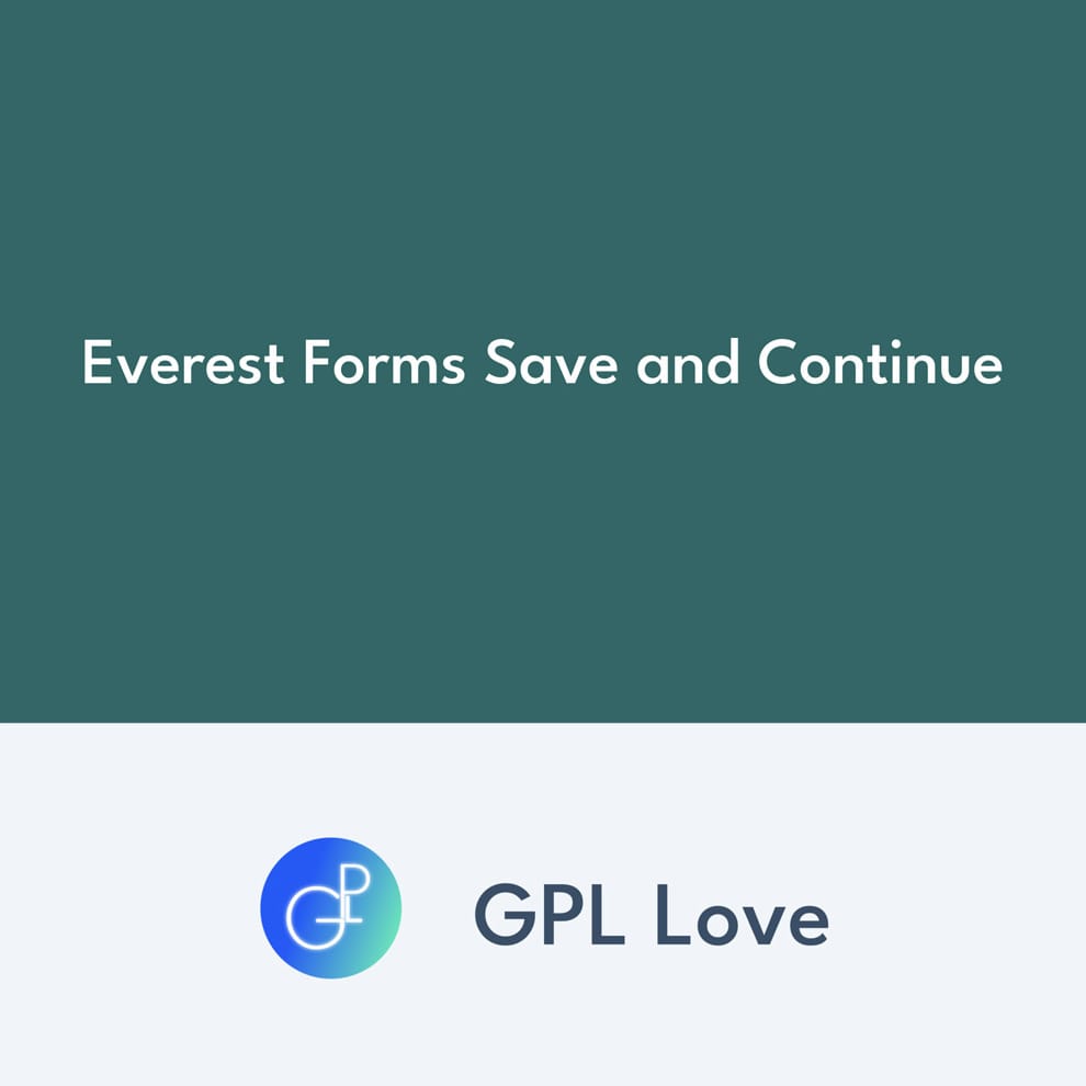 Everest Forms Save And Continue • GPL Love